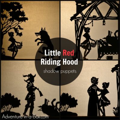 Little Red Riding Hood Shadow Puppets FB | Adventure in a Box