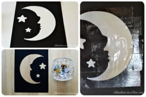 Make a button moon collage