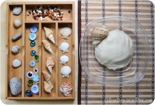 Seaside Play Dough: Making Fish, Snail and Lobster