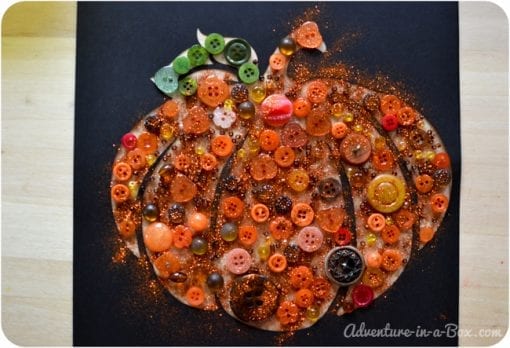 Button Pumpkin: Easy Autumn Craft
