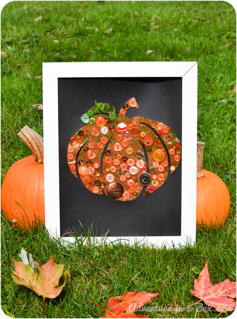 Button-Pumpkin-Autumn-Craft-for-Children-3-2 | Adventure in a Box