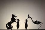 The Fox and the Crane: 4 shadow puppets