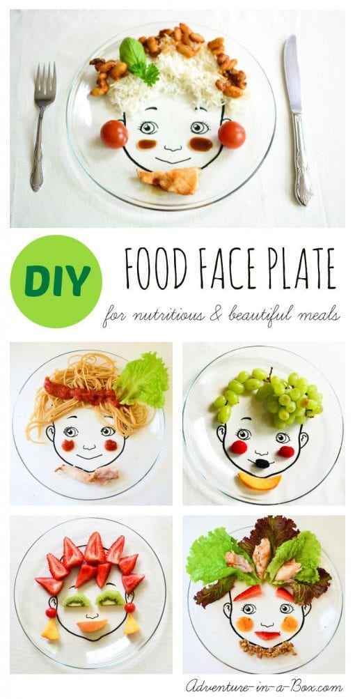 DIY Food Face Plate: for Nutritious & Beautiful Meals!