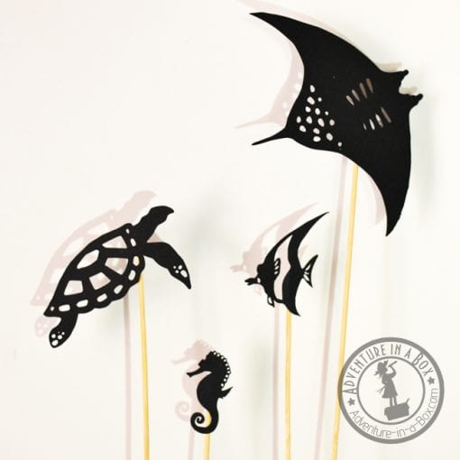 Ocean Life Shadow Puppet Set