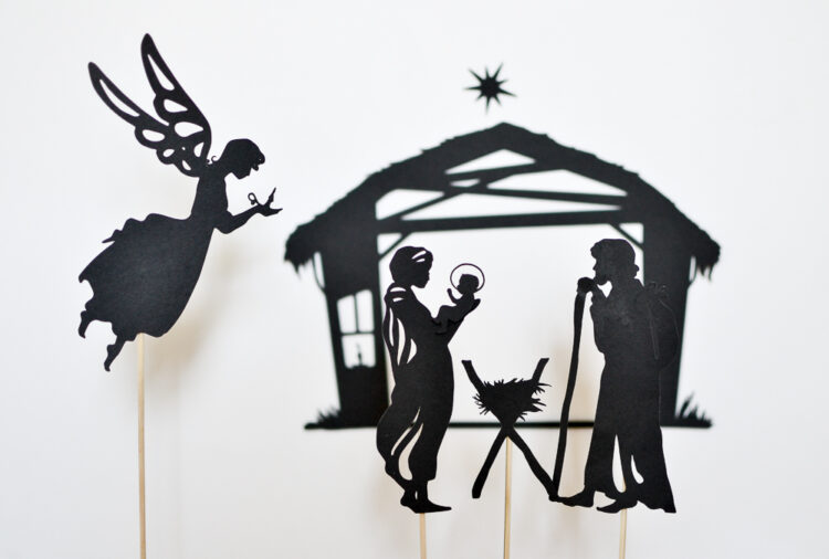 Nativity Myth Shadow Puppets