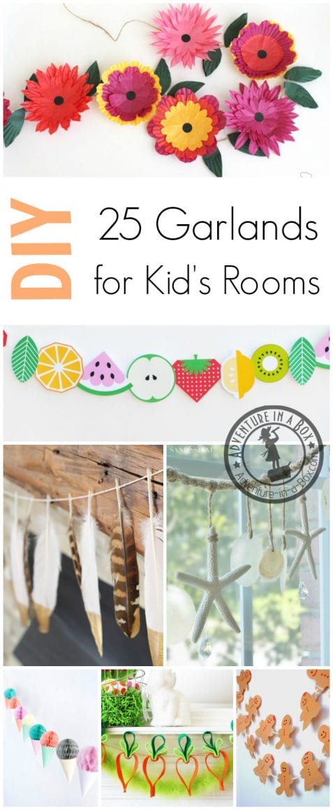 DIY Seasonal Garlands for Kids' Rooms