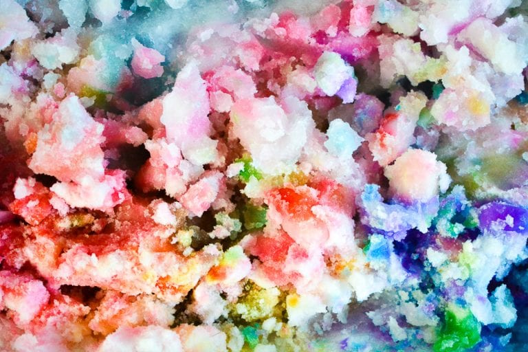 Colour Mixing in the Snow