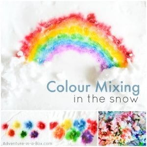 Colour Mixing in the Snow