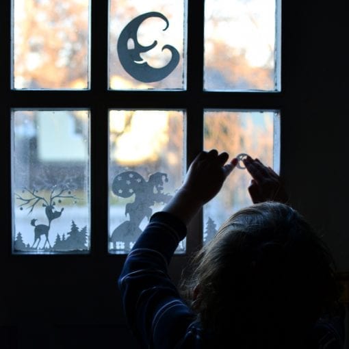 Christmas Window Silhouettes