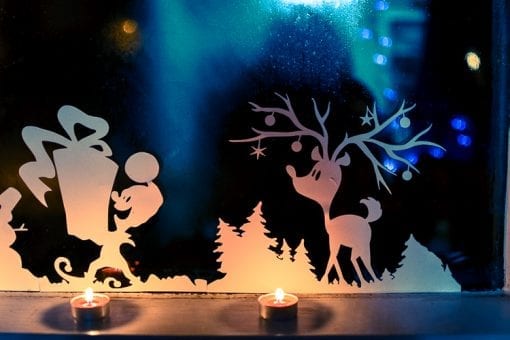 Christmas Window Printable Designs | Adventure in a Box