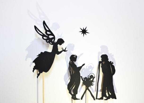 Christmas Nativity Scene Shadow Puppet Printables | Adventure in a Box
