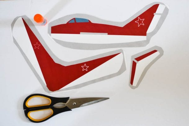 DIY Foam Glider Airplane with Printable Pattern & Design