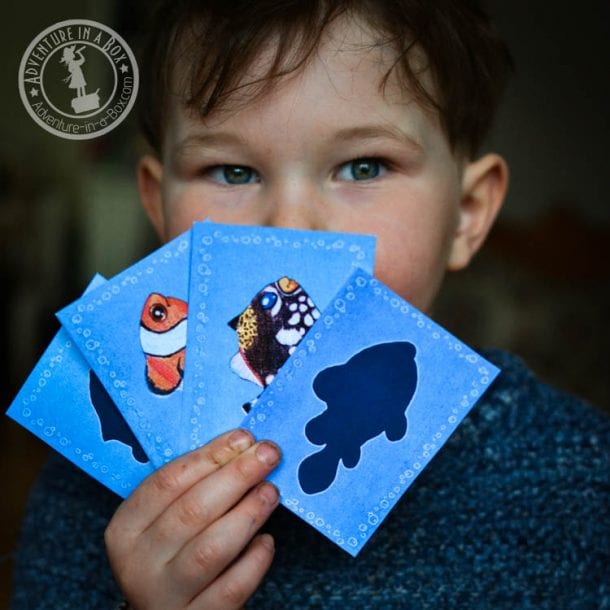 Sea Animal Printable Memory Game | Adventure in a Box