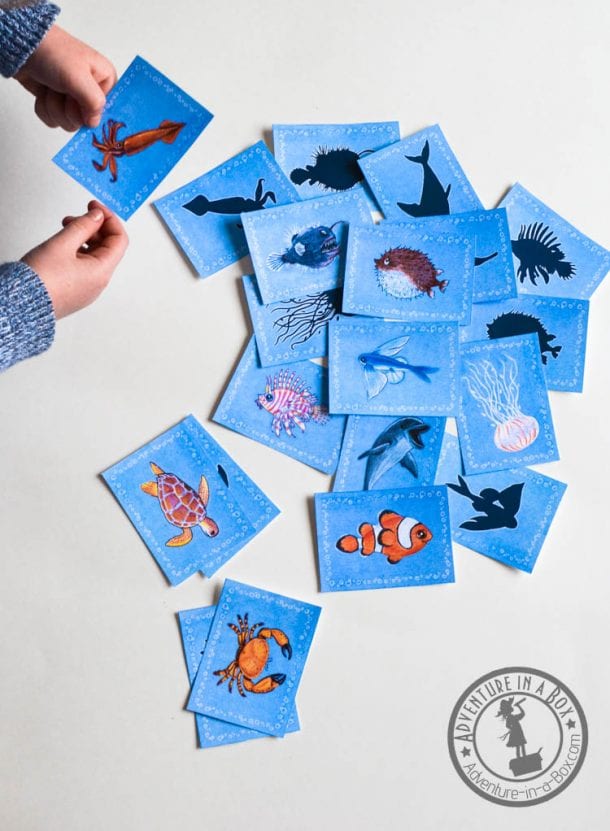sea-life-matching-game-for-kids-2 | Adventure in a Box