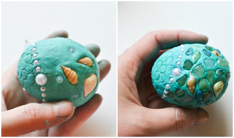 how-to-make-fantasy-mermaid-eggs-from-clay-process | Adventure in a Box