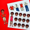 Emotion Paper Dolls for Teaching Kids about Emotions: Girl Edition