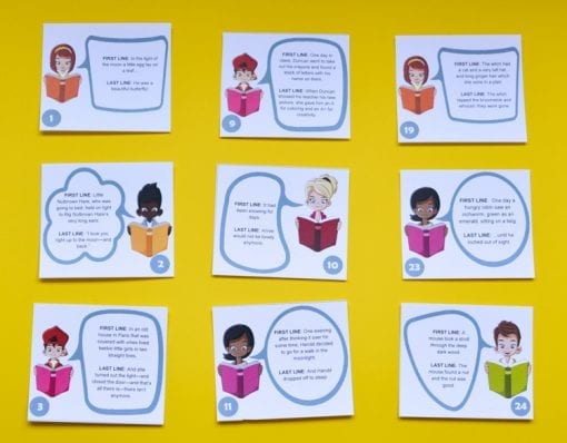 Guess the Picture Book by the First Line: Free Printable Game for Kids