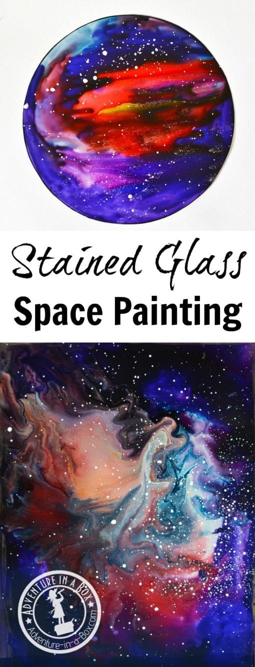 Stained Glass Space Painting