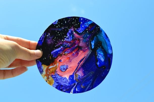 Space Stained Glass Suncatchers