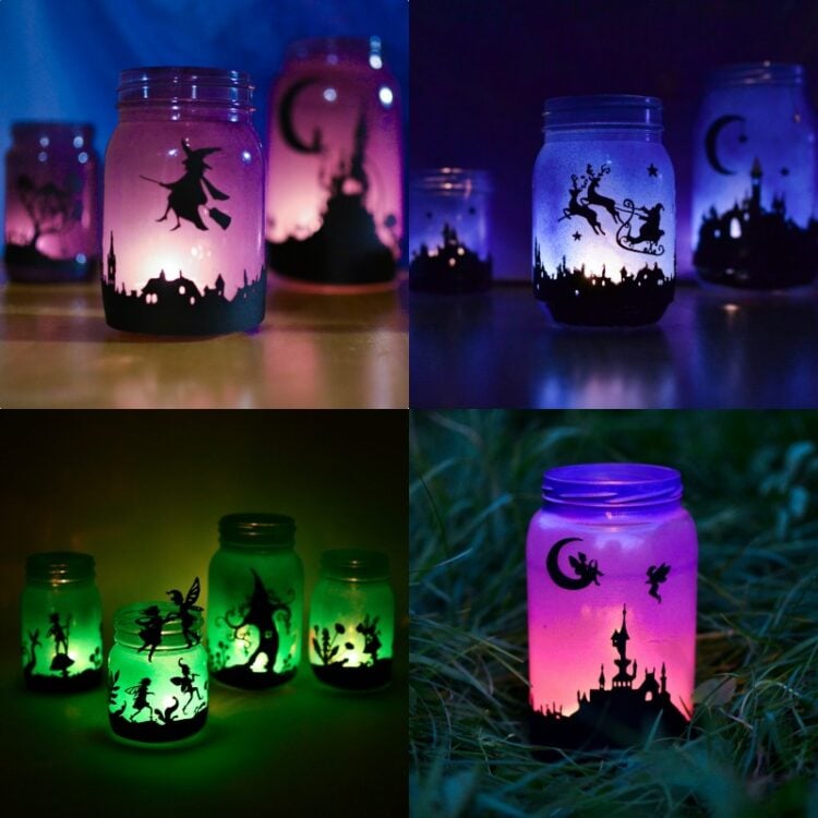 Romantic Evening Mason Jar Lanterns