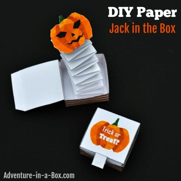 How to Make a Jack in the Box with a Free Printable Template