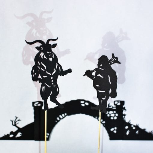 Three Billy Goats Gruff: Shadow Puppet Play with Printables