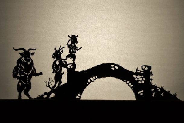 Three Billy Goats Gruff: Shadow Puppet Play with Printables