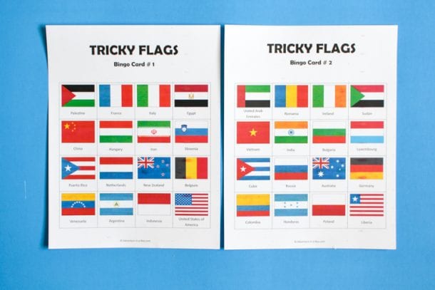 Flags of the World Bingo: Printable Game for Kids