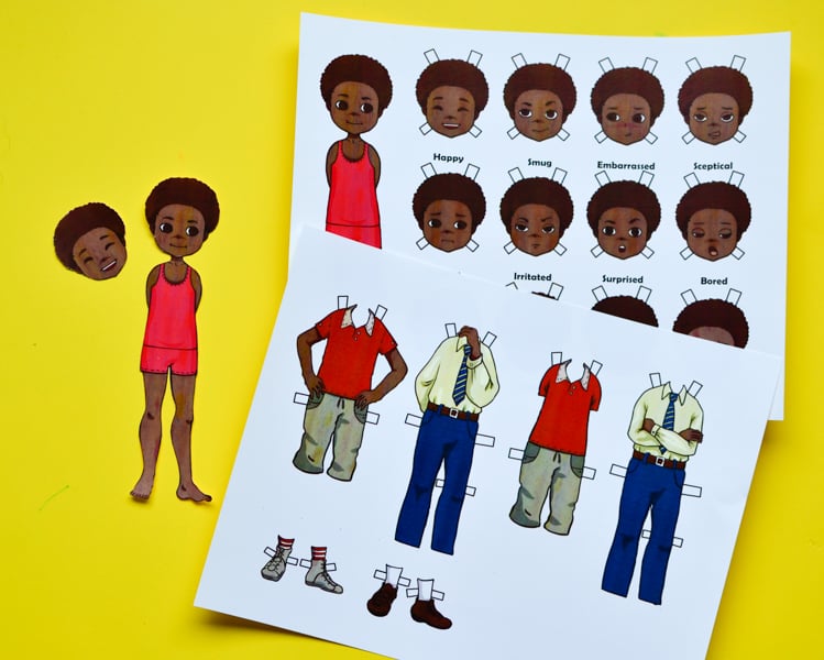 emotion-dress-up-paper-doll-boy-0048 | Adventure in a Box