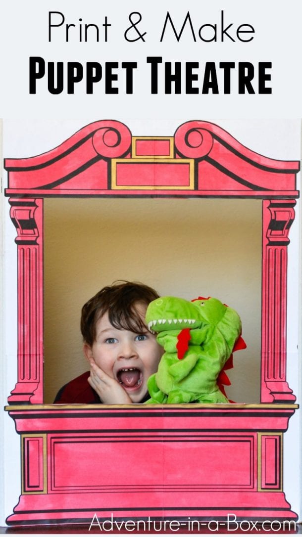Make a Simple Puppet Theatre from Cardboard