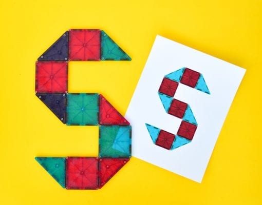 Magna-Tiles Uppercase Alphabet Printable Cards
