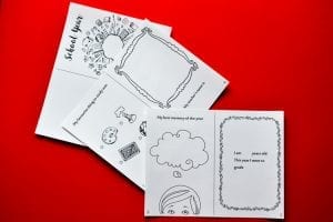 End of School Year: Printable Journal of Questions for Kids