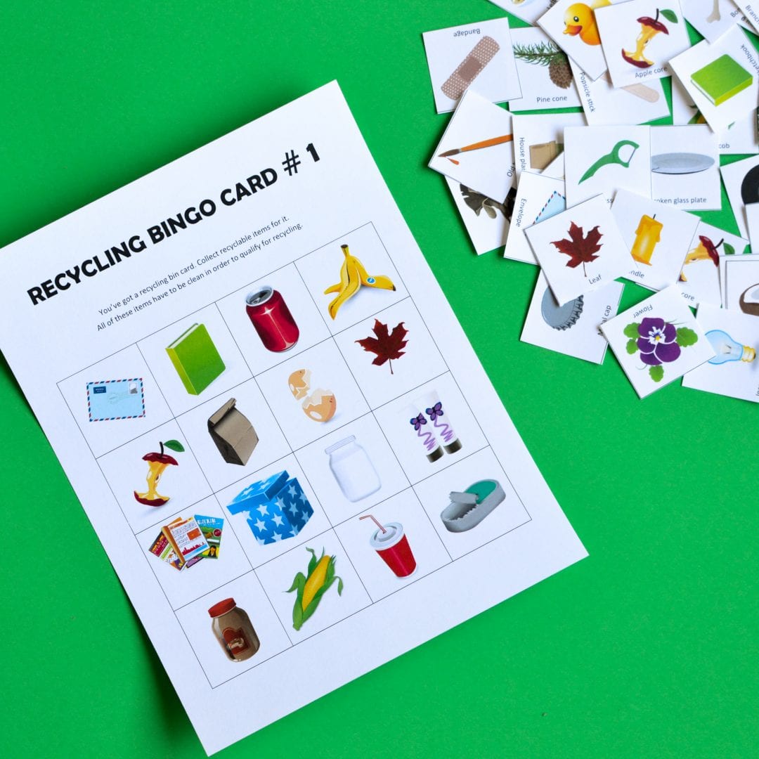 Printable Recycling Games for Kids Bundle | Adventure in a Box