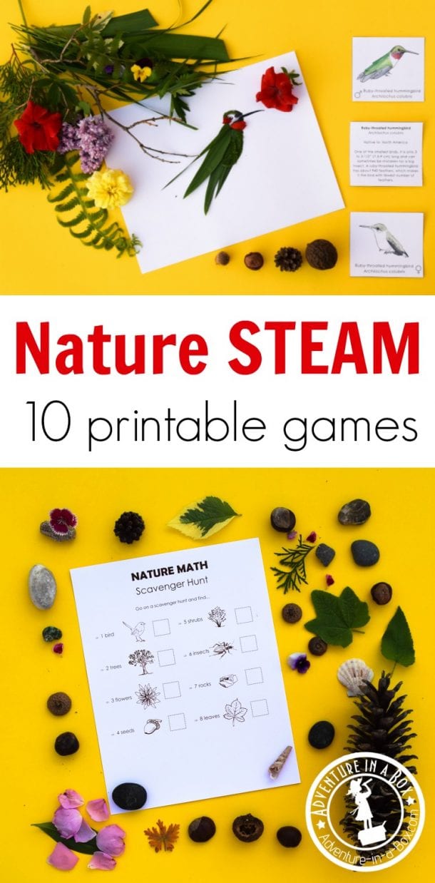 Nature STEAM pack: Explore Nature with 10 Printable Projects ...