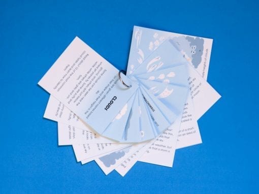 Cloud Wheel with Cloud Identification Guide for Kids