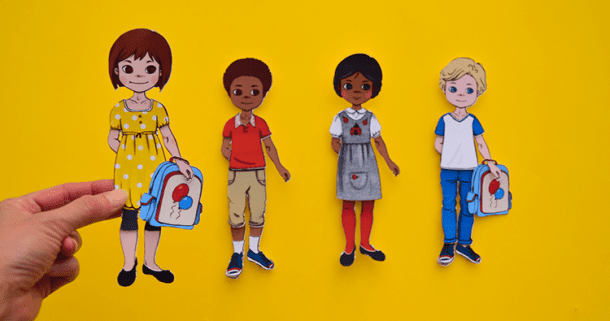 Diverse Paper Dolls
