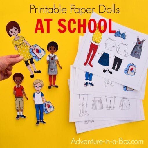 100+ Printable Paper Dolls for Kids | Adventure in a Box