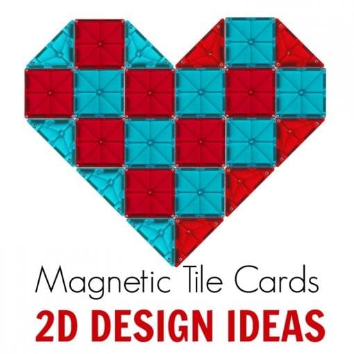 Magnetic Tiles Idea Cards: 2D Creative Designs | Adventure in a Box