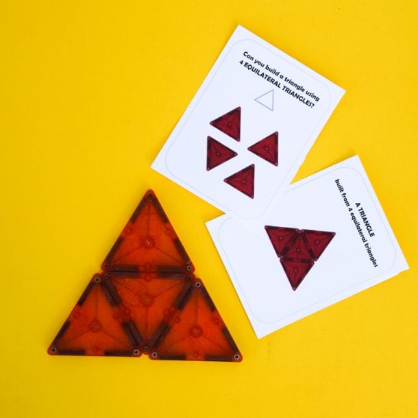Magnetic Tiles Idea Cards: Sample | Adventure in a Box