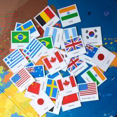 Countries & Capitals of the World: Memory Matching Game
