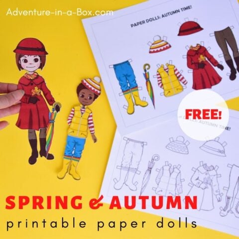 Free Printable Winter Paper Dolls