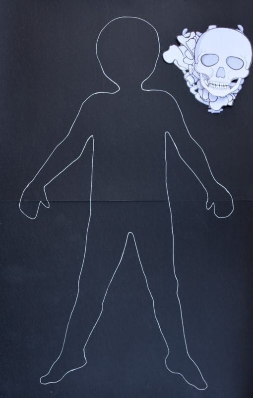 Life-Size Printable Human Skeleton for Kids