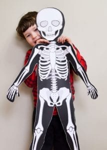 Life-Size Printable Human Skeleton for Kids
