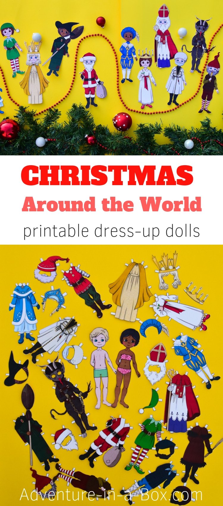 Christmas Paper Dolls