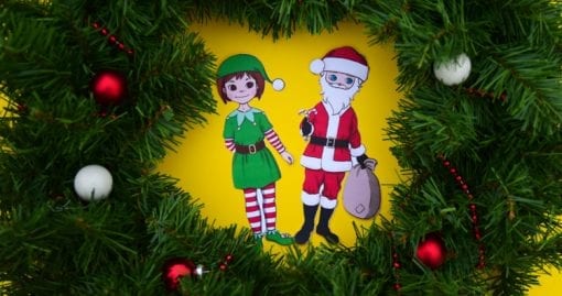 Santa Claus & Elf Dress-Up Dolls: Free Printable Template | Adventure ...