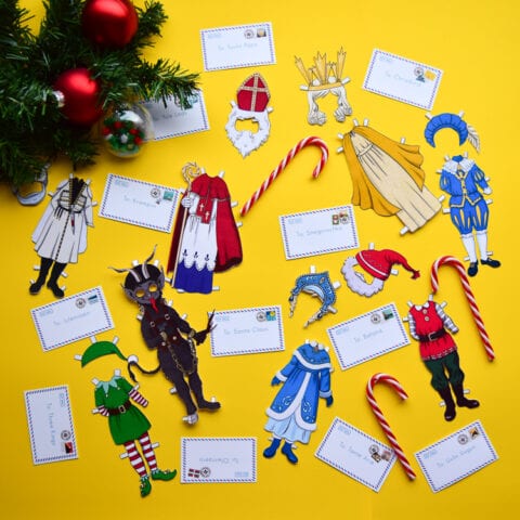 Christmas Around the World Paper Dolls | Adventure in a Box