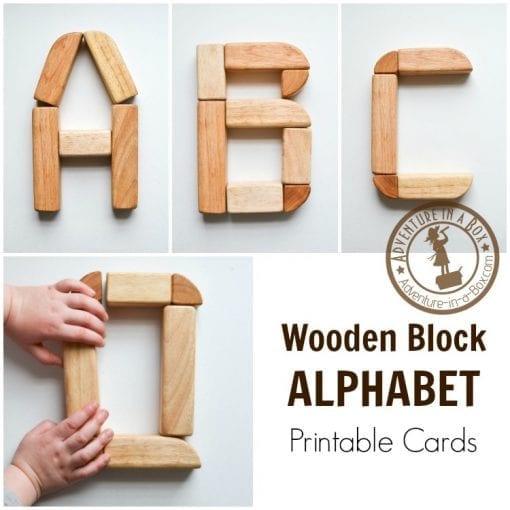 Buildable Alphabets BIG BUNDLE: 300+ printable designs | Adventure in a Box