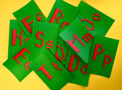 LEGO Letters Printable