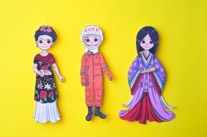 Famous Women in History: Printable Paper Dolls