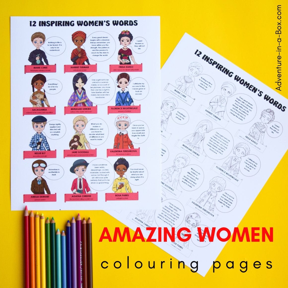 Amazing Women in History: Big Bundle | Adventure in a Box